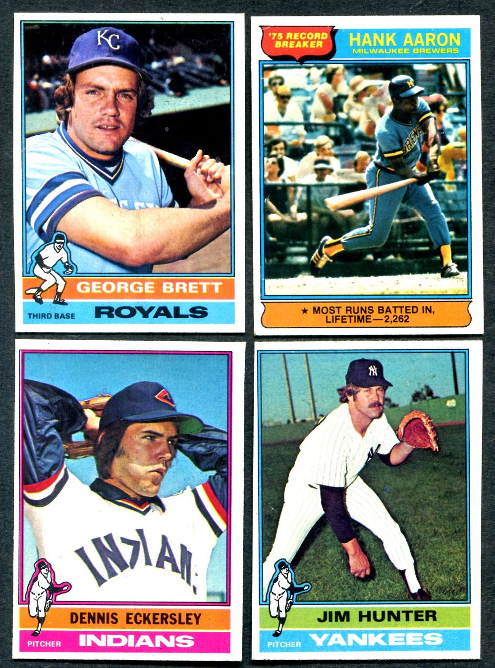 1976 Topps Baseball Complete Set Vg (660) (24-599) (read) – Baseball