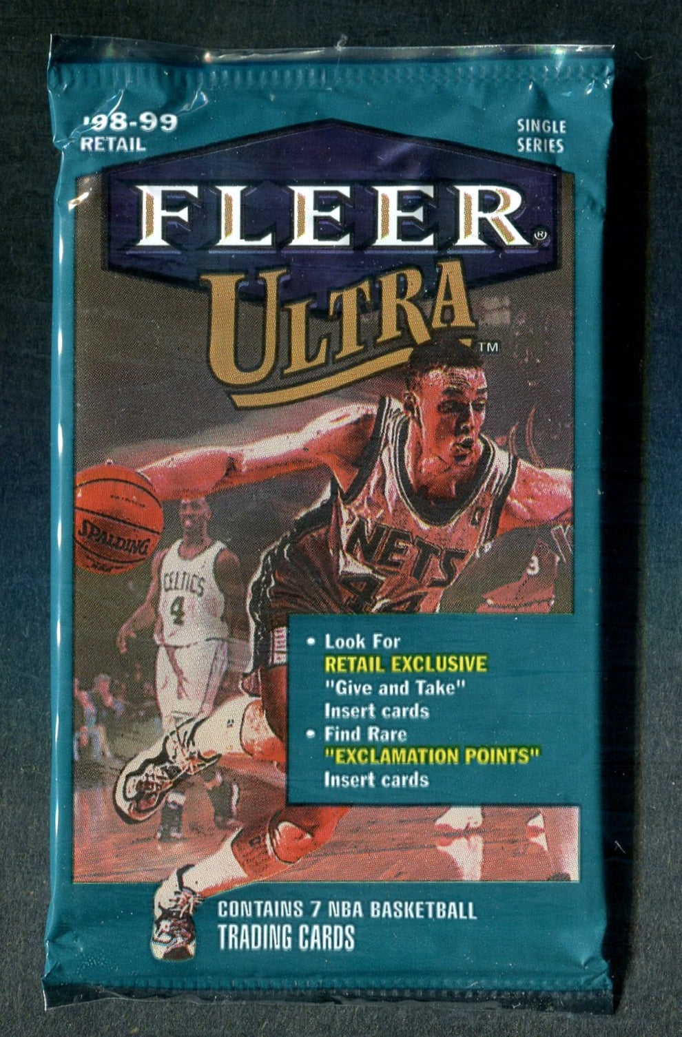 1998/99 Fleer Ultra Basketball Unopened Pack (Retail) (7) – Baseball ...