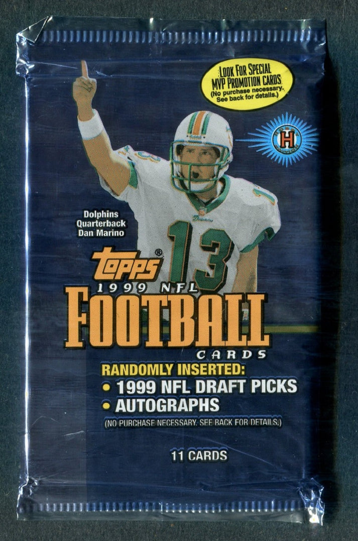 1999 Topps Football Unopened Pack (Hobby) (11) – Baseball Card Exchange
