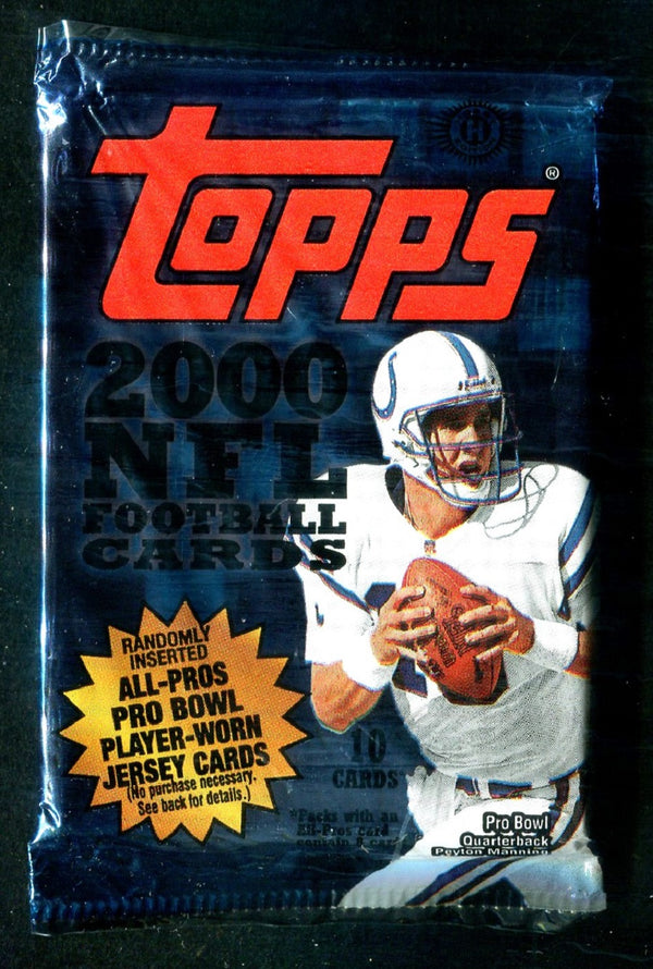 2000 Topps Football Unopened Pack (Hobby) (10) – Baseball Card Exchange