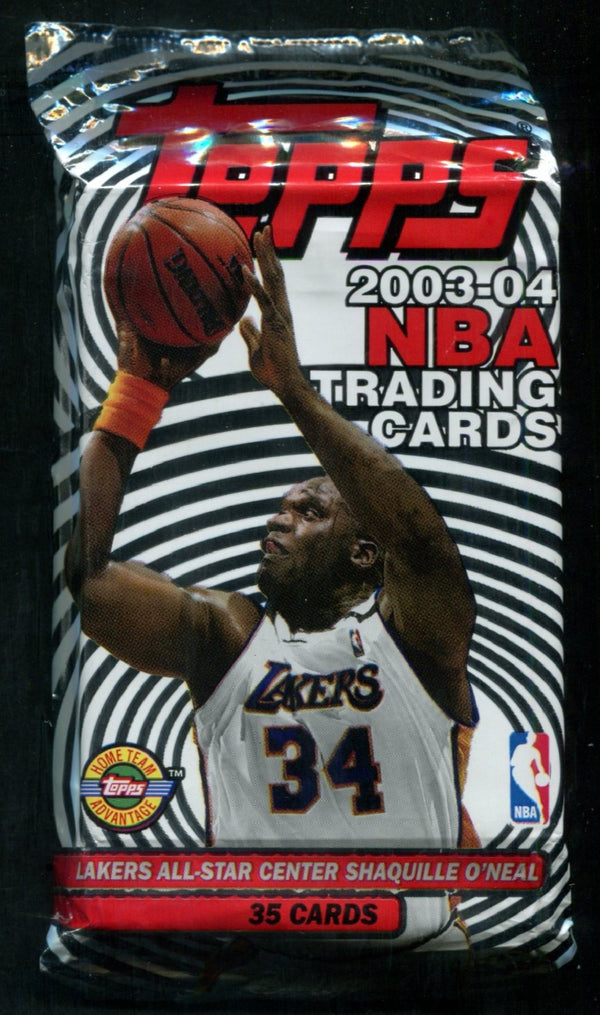 2003/04 Topps Basketball Unopened Jumbo Pack (HTA) (35 Cards ...