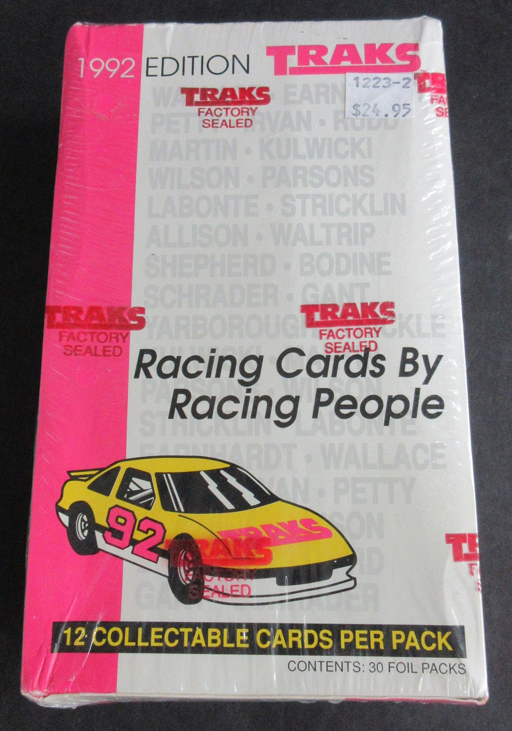 1992 Traks Racing Unopened Box (30/12) – Baseball Card Exchange
