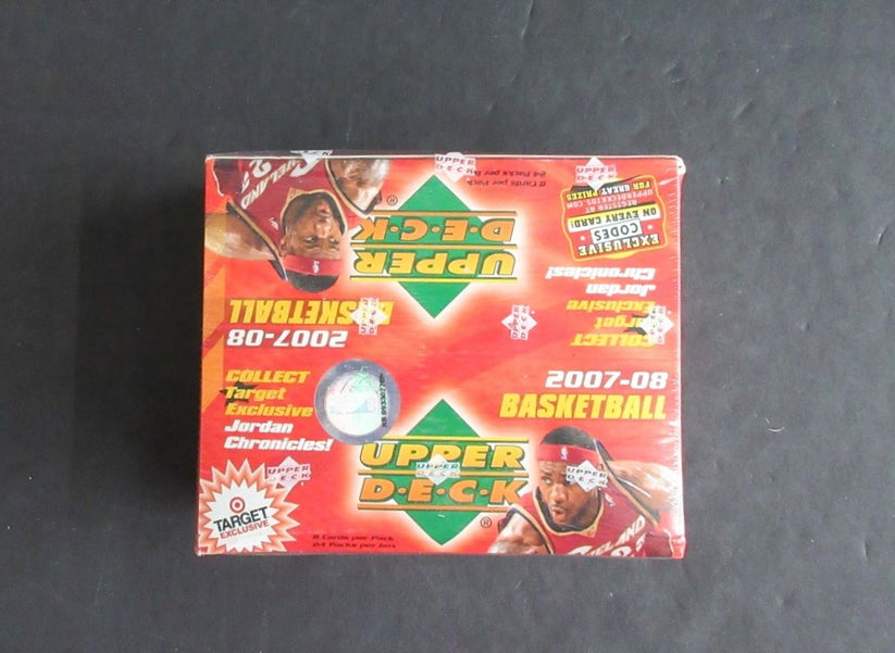 2007/08 Upper Deck Basketball Jumbo Box (Retail) (Target) (24/8 ...