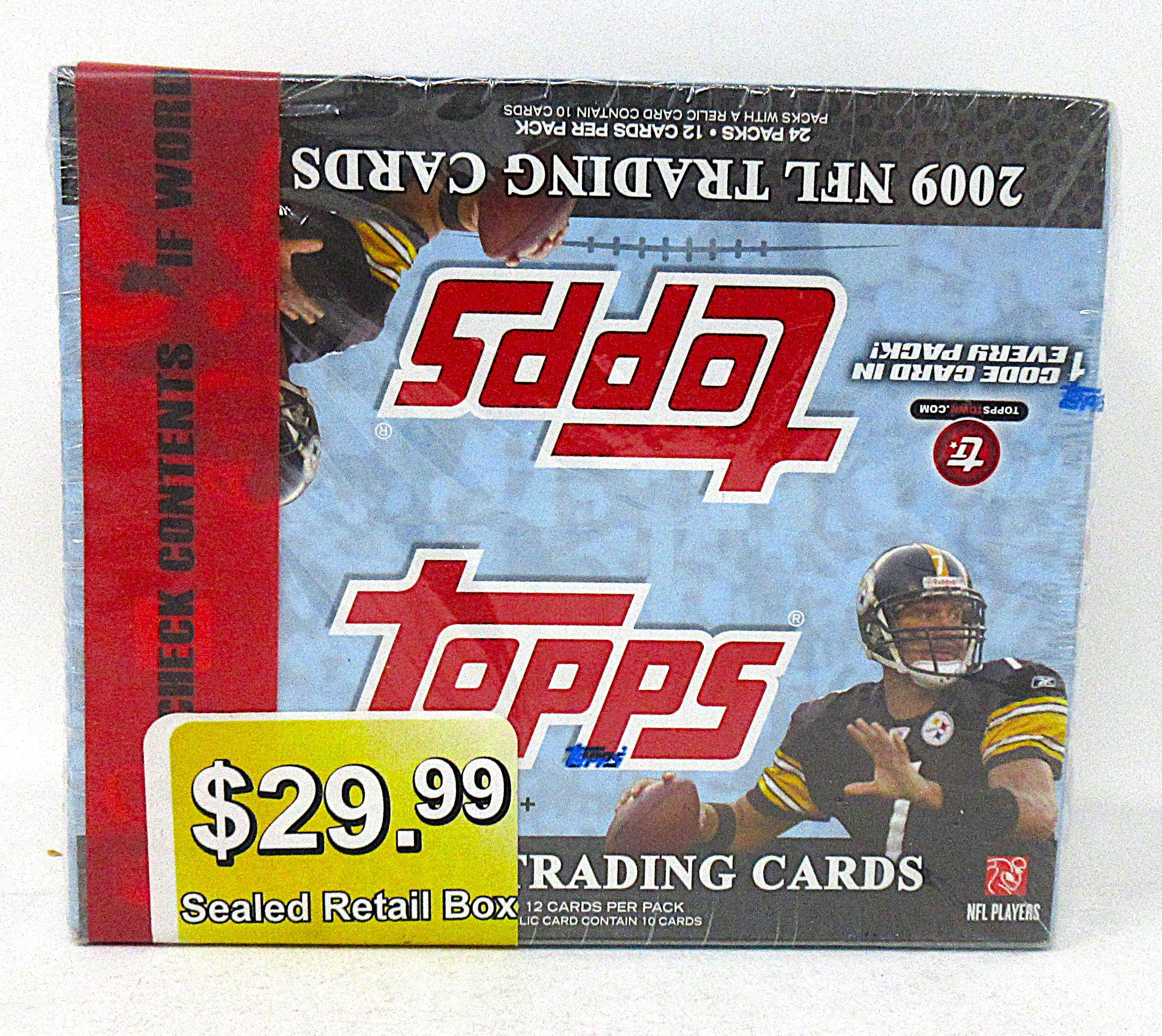 2009 Topps Football Box (Retail) (24/12) – Baseball Card Exchange