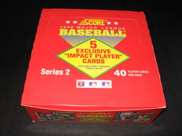 1992 Score Baseball Series 2 Jumbo Box – Baseball Card Exchange