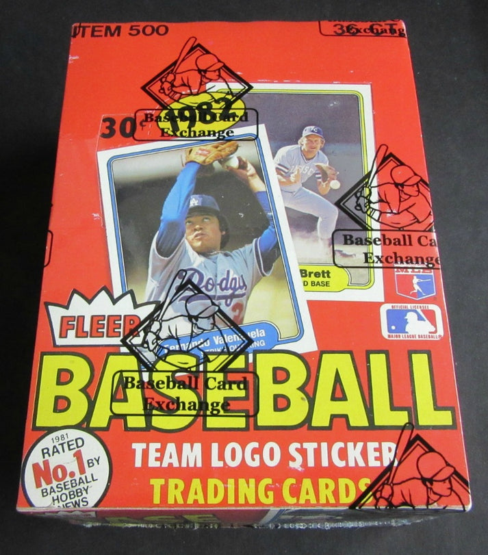 1982 Fleer Baseball Unopened Wax Box (FASC) – Baseball Card Exchange