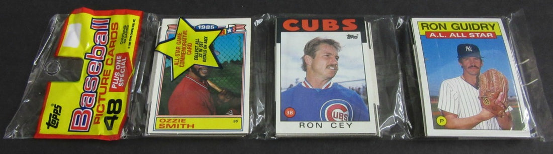 1986 Topps Baseball Unopened Rack Pack – Baseball Card Exchange