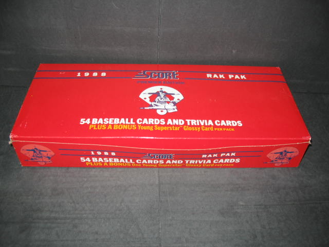 1988 Score Baseball Unopened Rack Pack (Authenticate) – Baseball Card ...