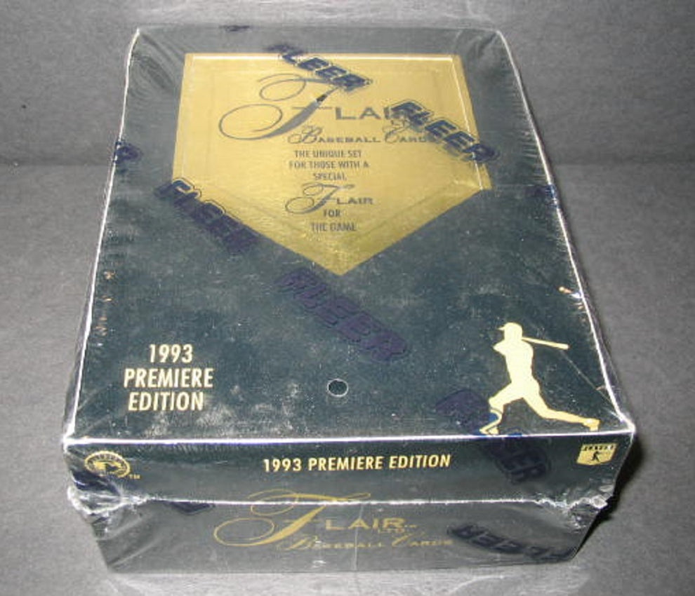 1993 Fleer Flair Baseball Box – Baseball Card Exchange