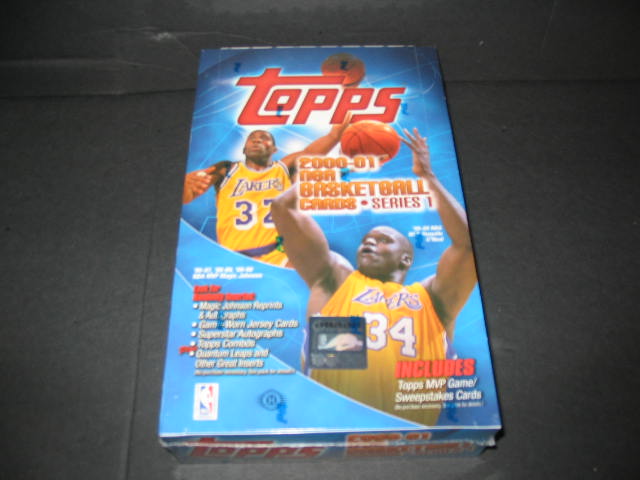 2000/01 Topps Basketball Series 1 Box (Hobby) – Baseball Card Exchange