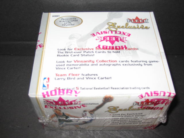 2001/02 Fleer Exclusive Basketball Box (Hobby) – Baseball Card Exchange