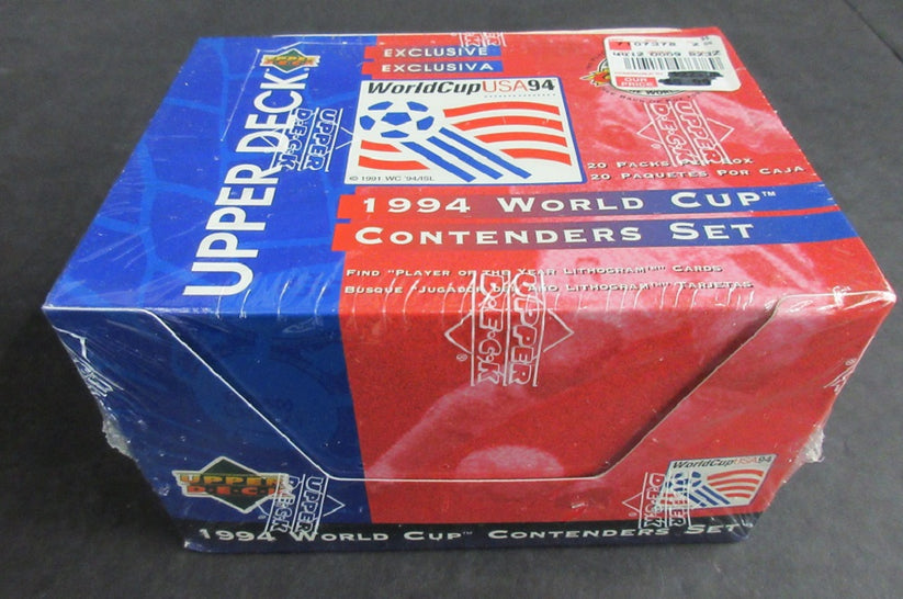 1994 Upper Deck World Cup Soccer Jumbo Box (20/20) – Baseball Card Exchange