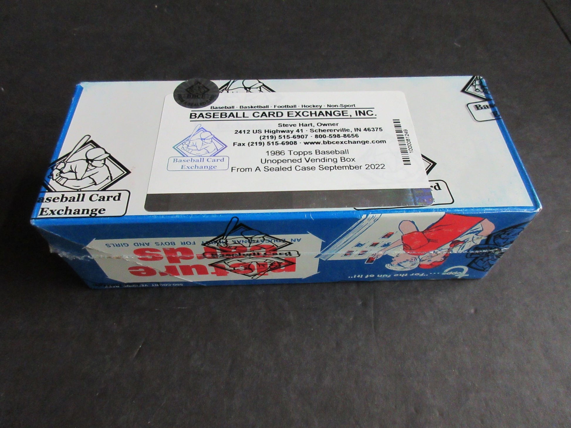 1986 Topps Baseball Unopened Vending Box (fasc) – Baseball Card Exchange