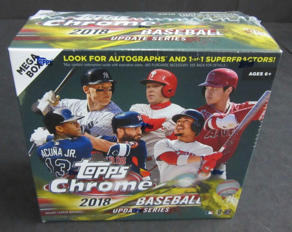 2018 Topps Chrome Baseball Update Series Mega Box (7/4) – Baseball Card ...