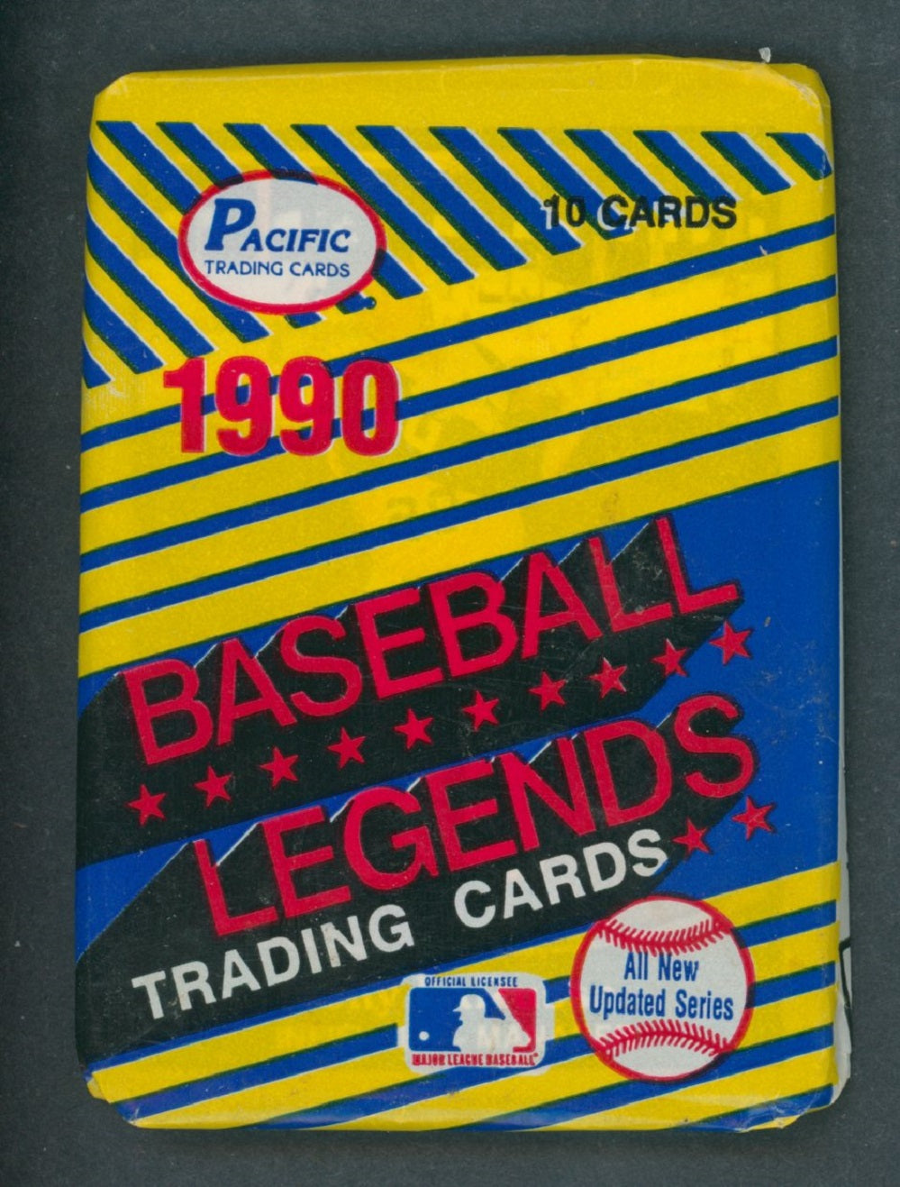 1990 Pacific Baseball Legends Unopened Wax Pack – Baseball Card Exchange